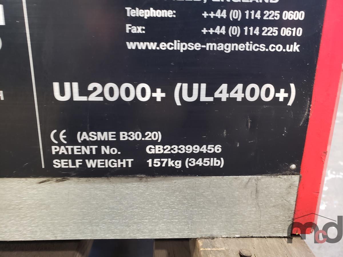Eclipse Magnetics UL2000+ (UL4400+) Lifting Magnet